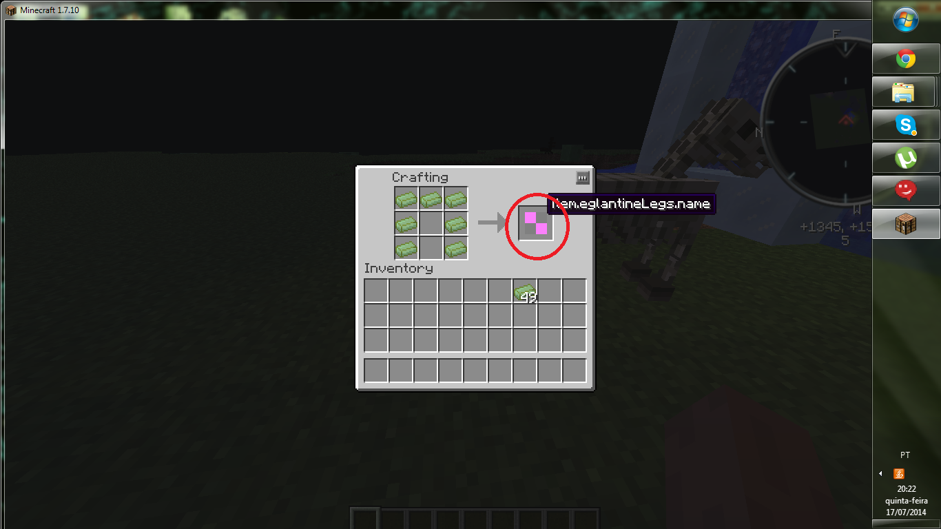 Bug On Minecraft With The Mod Ether 1710 Modded Client Support Support Minecraft Forum