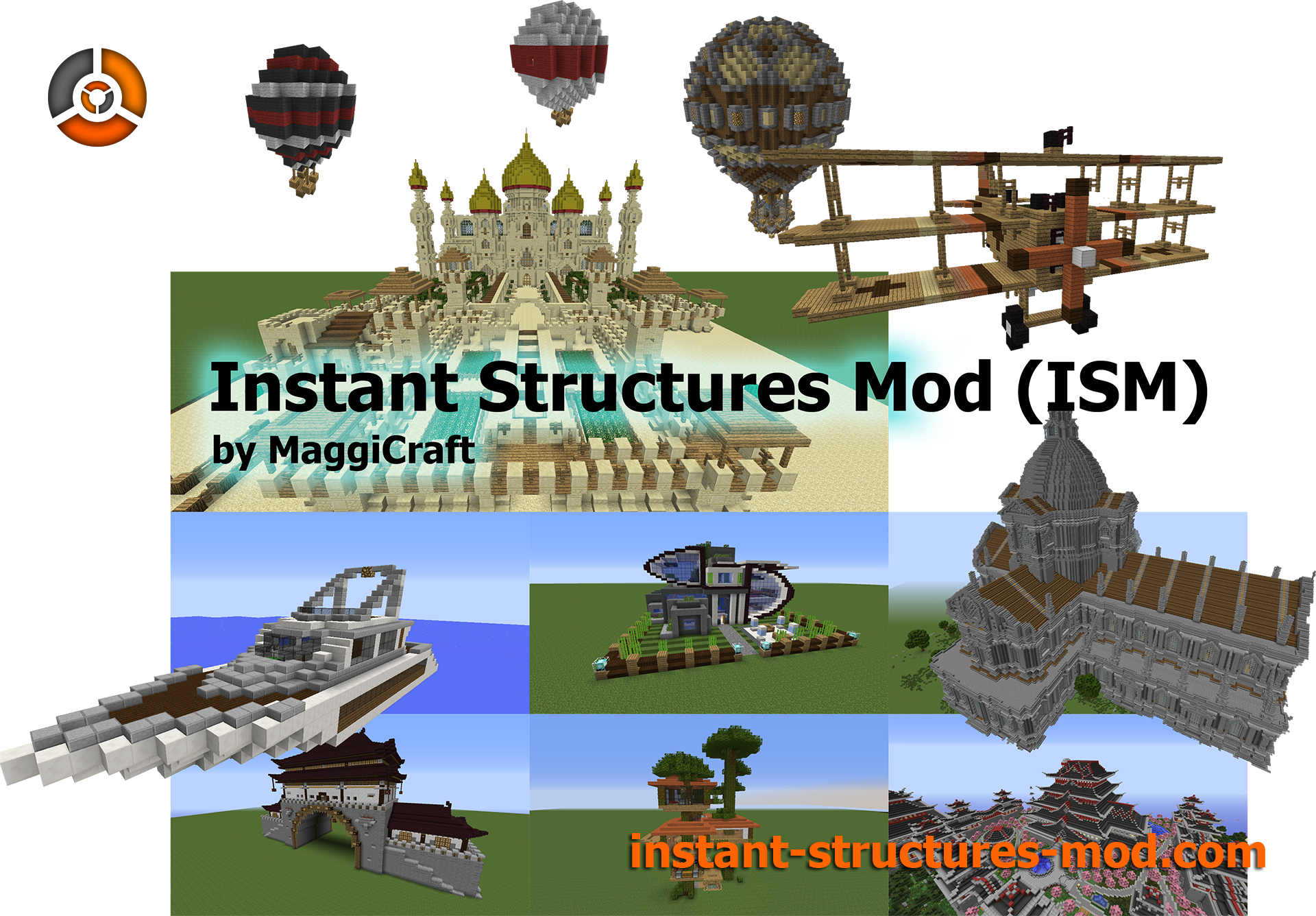 [1 7 10 1 8 Forge][365 Structures] Instant Structures Mod Ism By