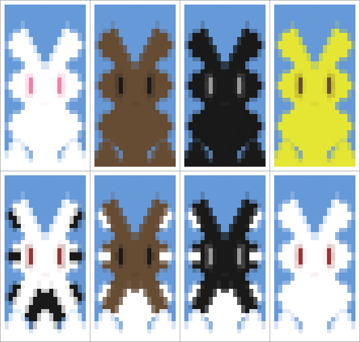 How To Make A Bunny Banner In Minecraft How To Make A Potato In 