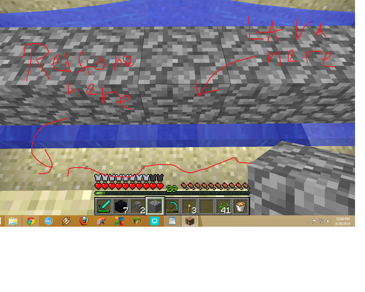 How To Make An Obsidian Generator With Redstone Survival Mode Minecraft Java Edition