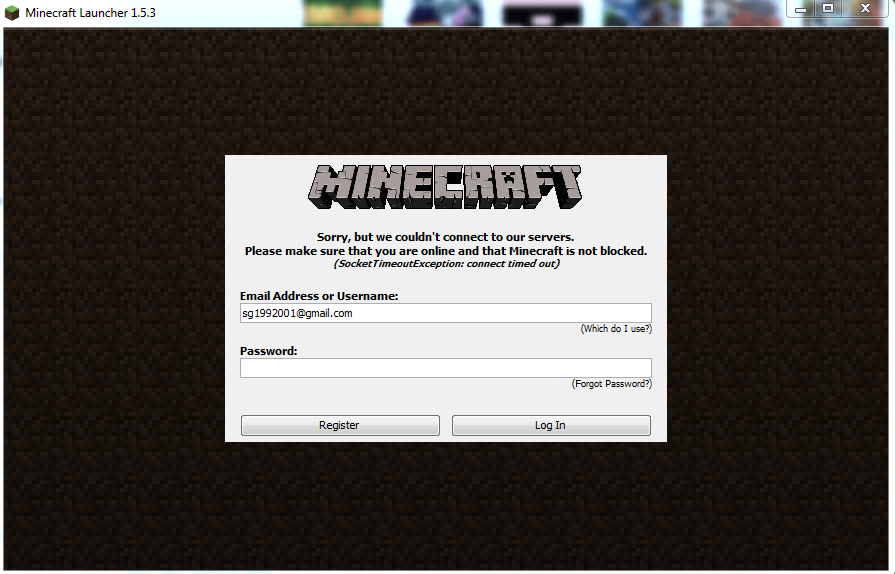 I Cant Log In My Account Unmodified Minecraft Client Support Support Minecraft Forum