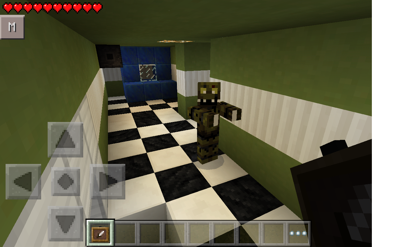 FNAF 3 IS FINALLY HERE IN POCKET EDITION WITH AN ACTUAL FNAF 3 MAP WITH ...