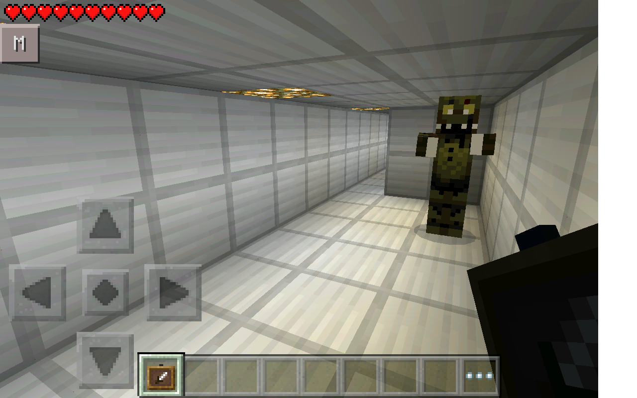 FNAF 3 IS FINALLY HERE IN POCKET EDITION WITH AN ACTUAL FNAF 3 MAP WITH ...