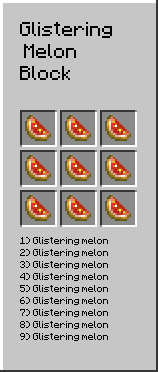 Glistering Melon Block. - Suggestions - Minecraft: Java Edition ...