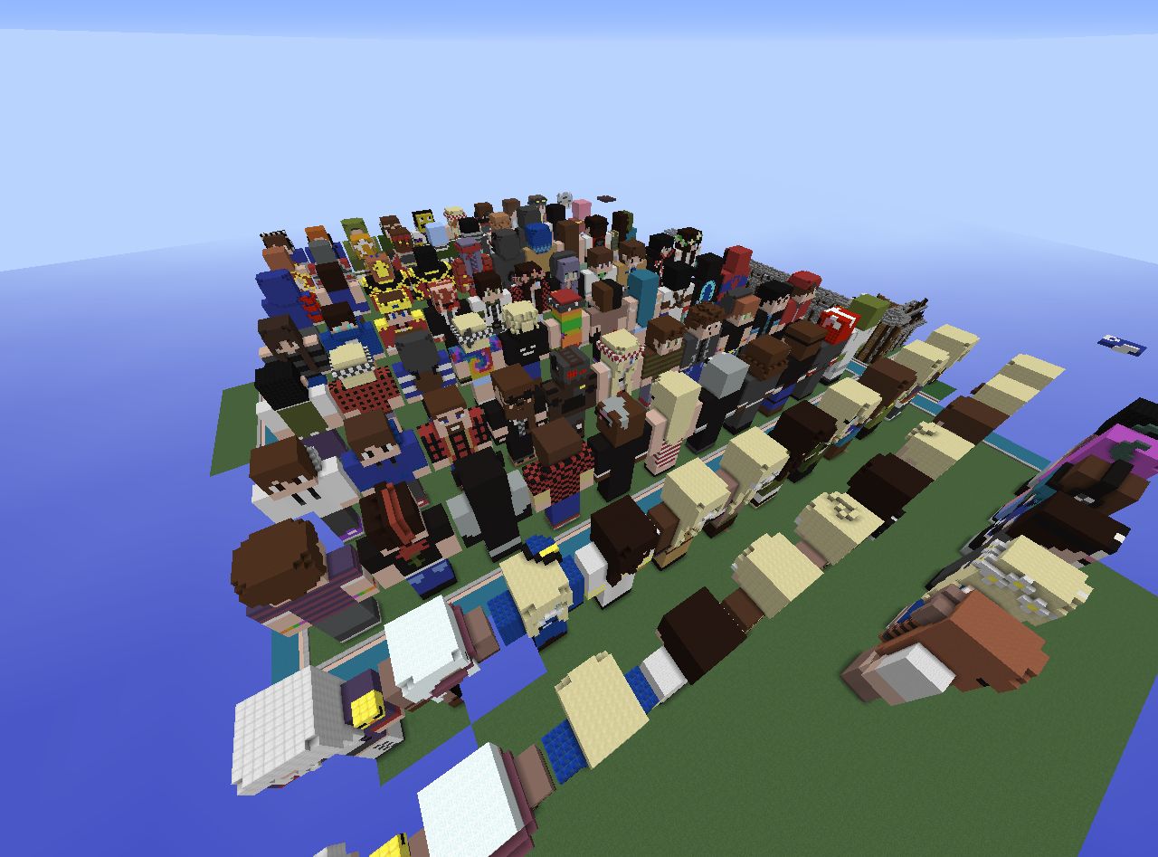 Skin Statues! (ᵔᴥᵔ) - Creative Mode - Minecraft: Java Edition ...