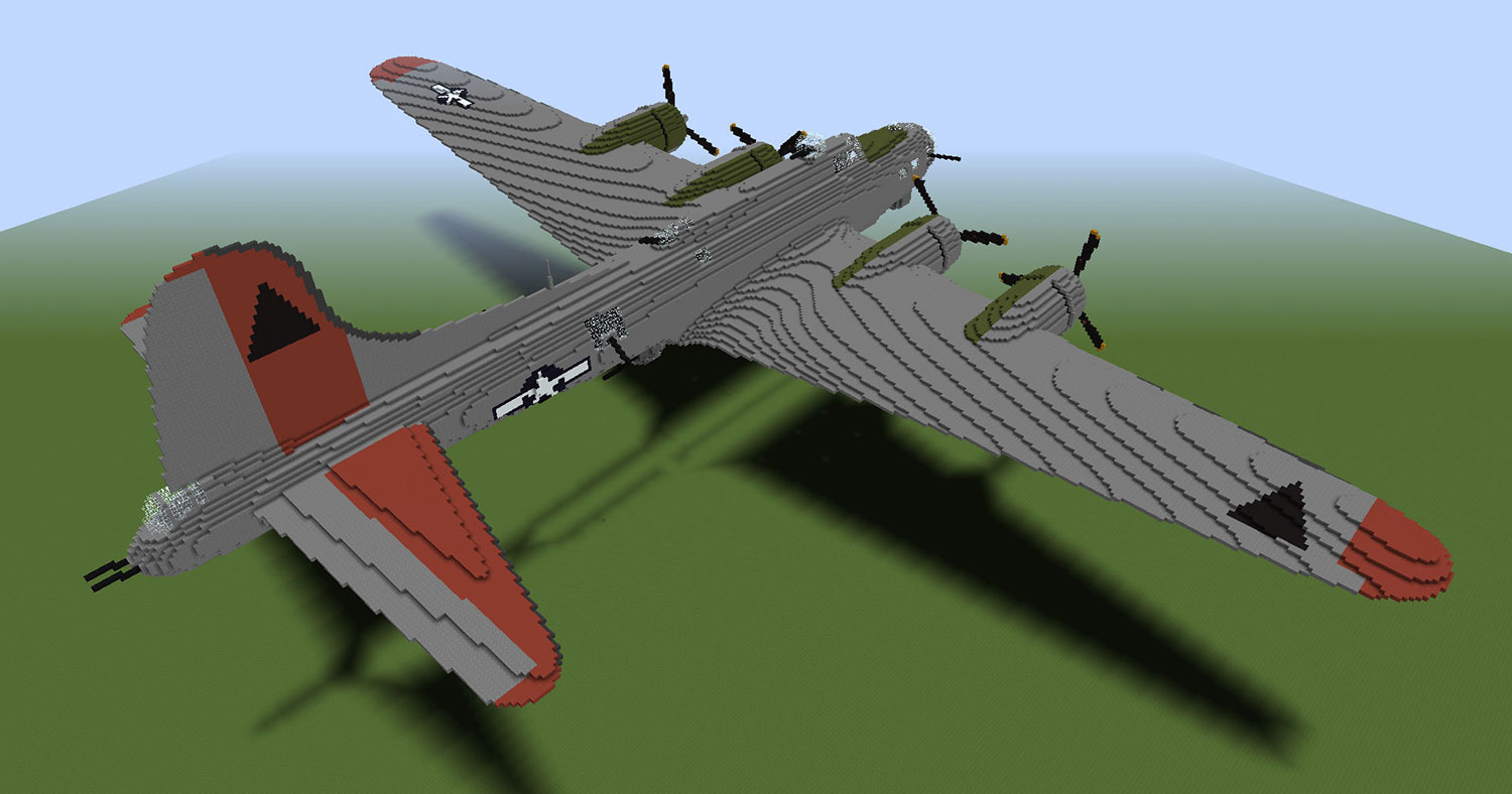 Large Scale Aircraft in Minecraft - Creative Mode - Minecraft: Java ...