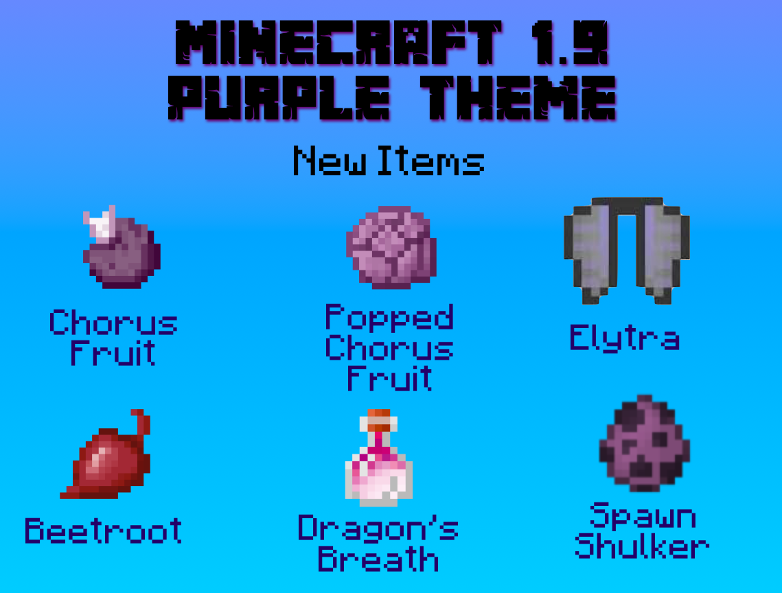 Minecraft 1.9 Purple Theme? - Recent Updates and Snapshots - Minecraft ...