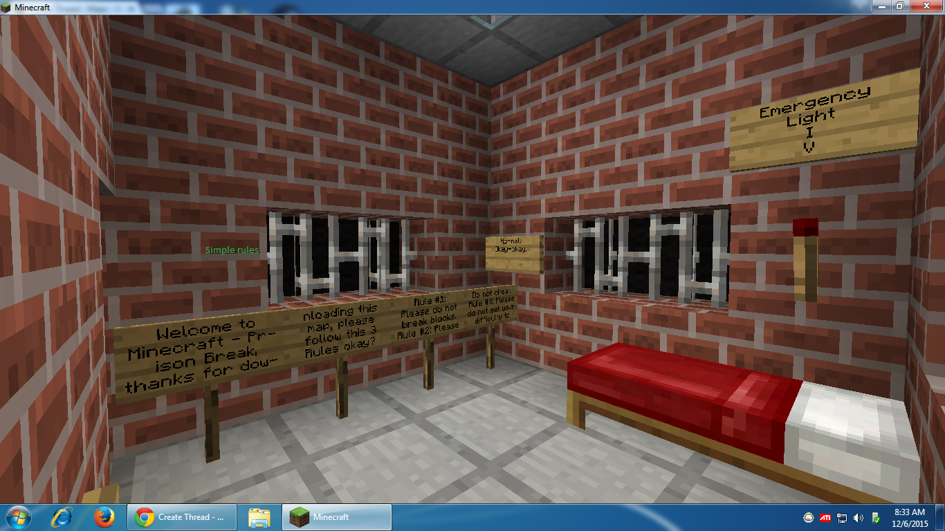 (1st Map) Minecraft - Prison break [2015] {Michael_Hurano} - Maps ...