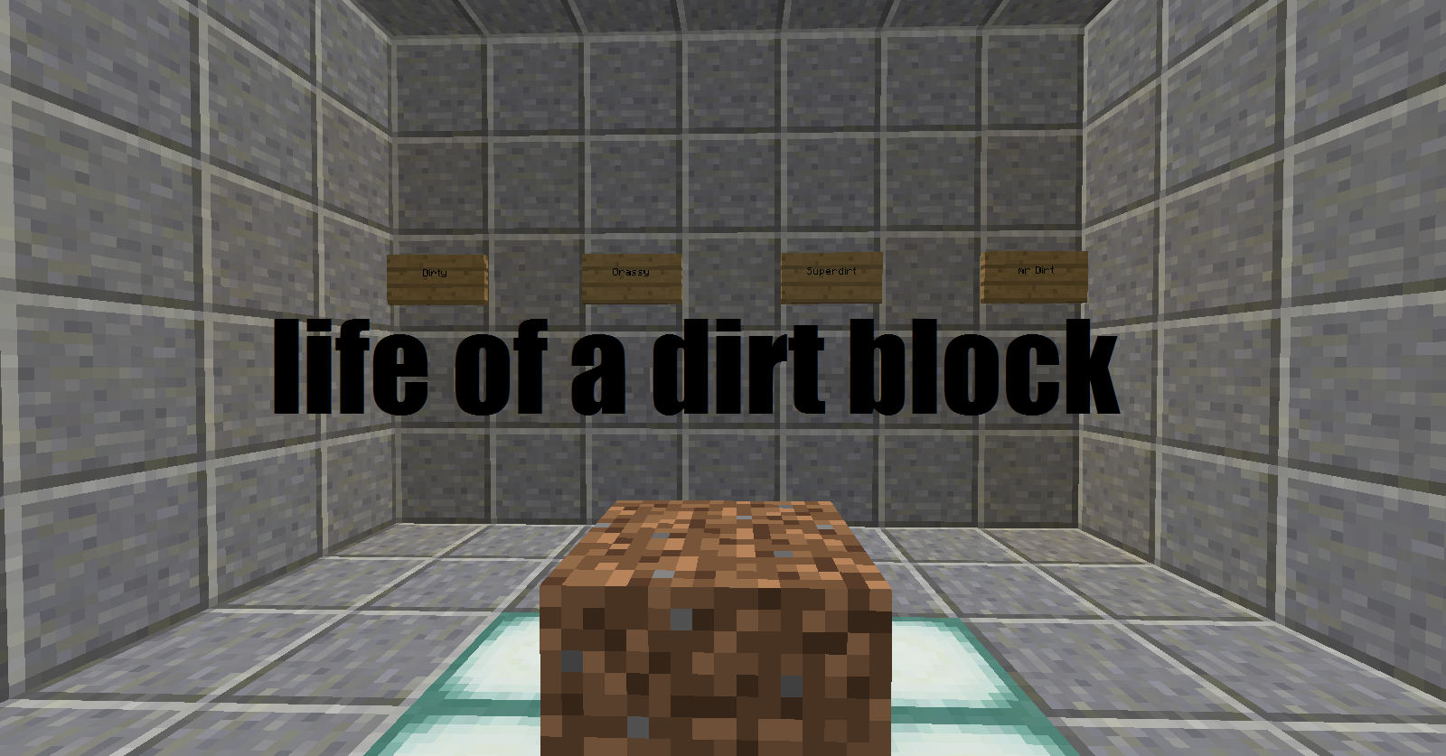 life of a dirt block [played by DanTDM][over 15k views] - Maps ...