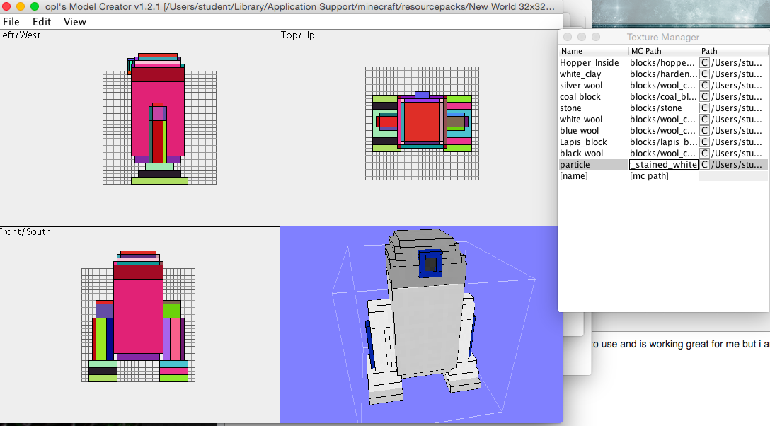 opl's Model Creator - Free 3D model editor - Minecraft Tools - Mapping ...