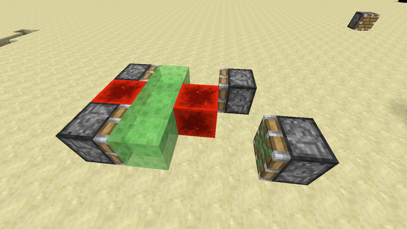 semi automatic 2 way slime block machine - Redstone Creations ...
