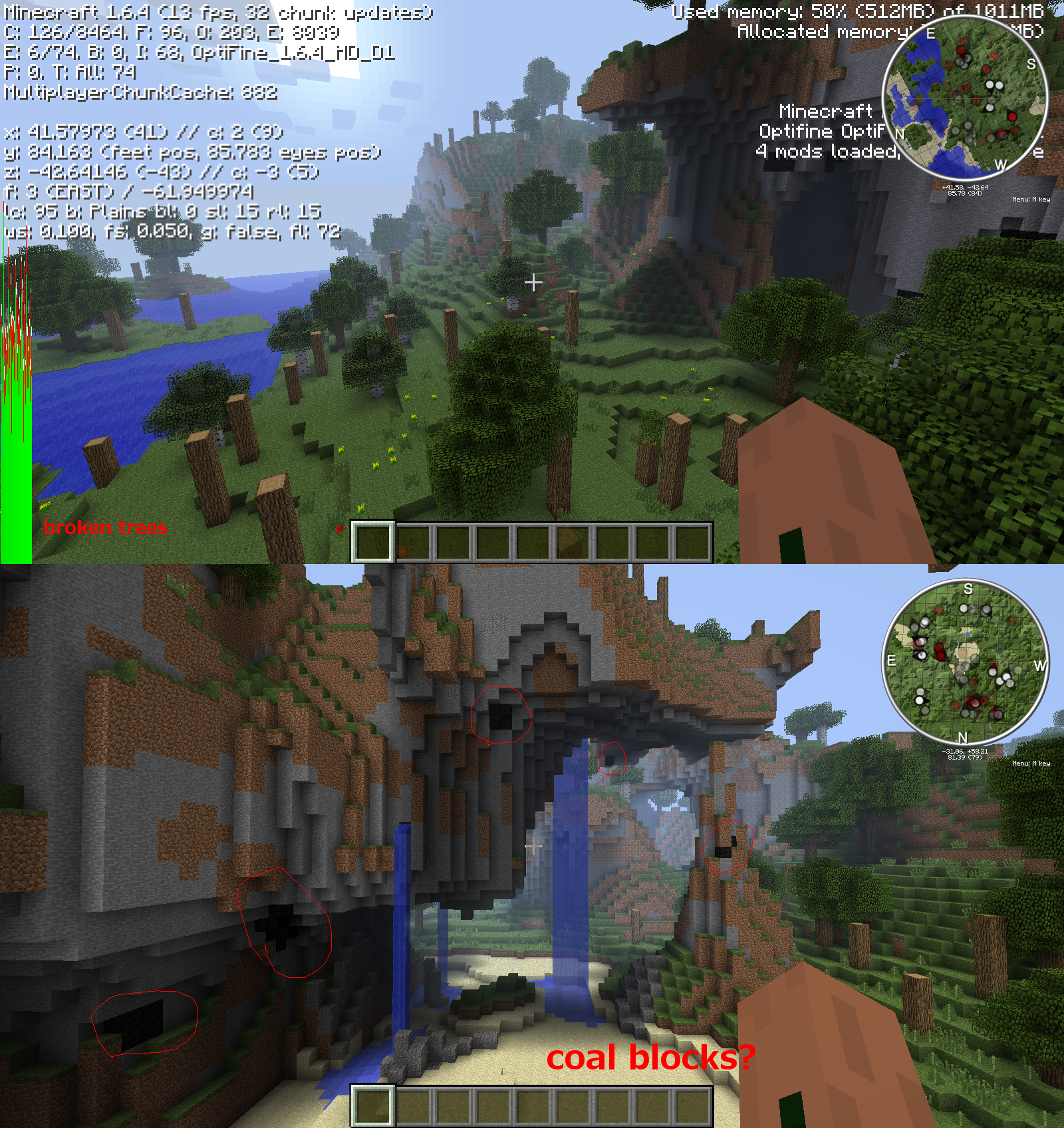 Teds World Gen Mods - Realistic World Gen Alpha 1.3.2 - Minecraft Mods ...