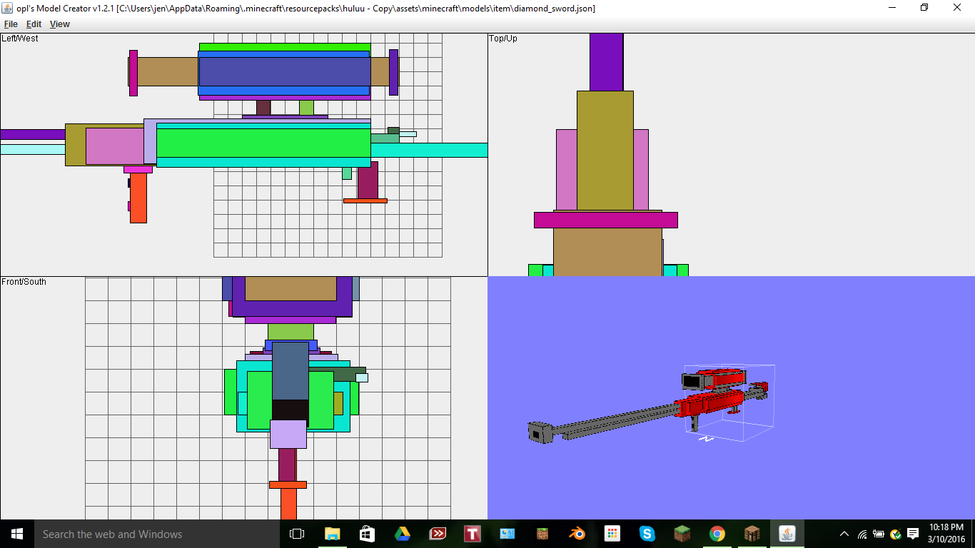 opl's Model Creator - Free 3D model editor - Minecraft Tools - Mapping ...