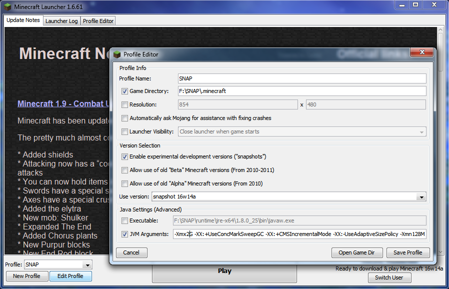 Running out of memory despite having plenty? : r/Minecraft