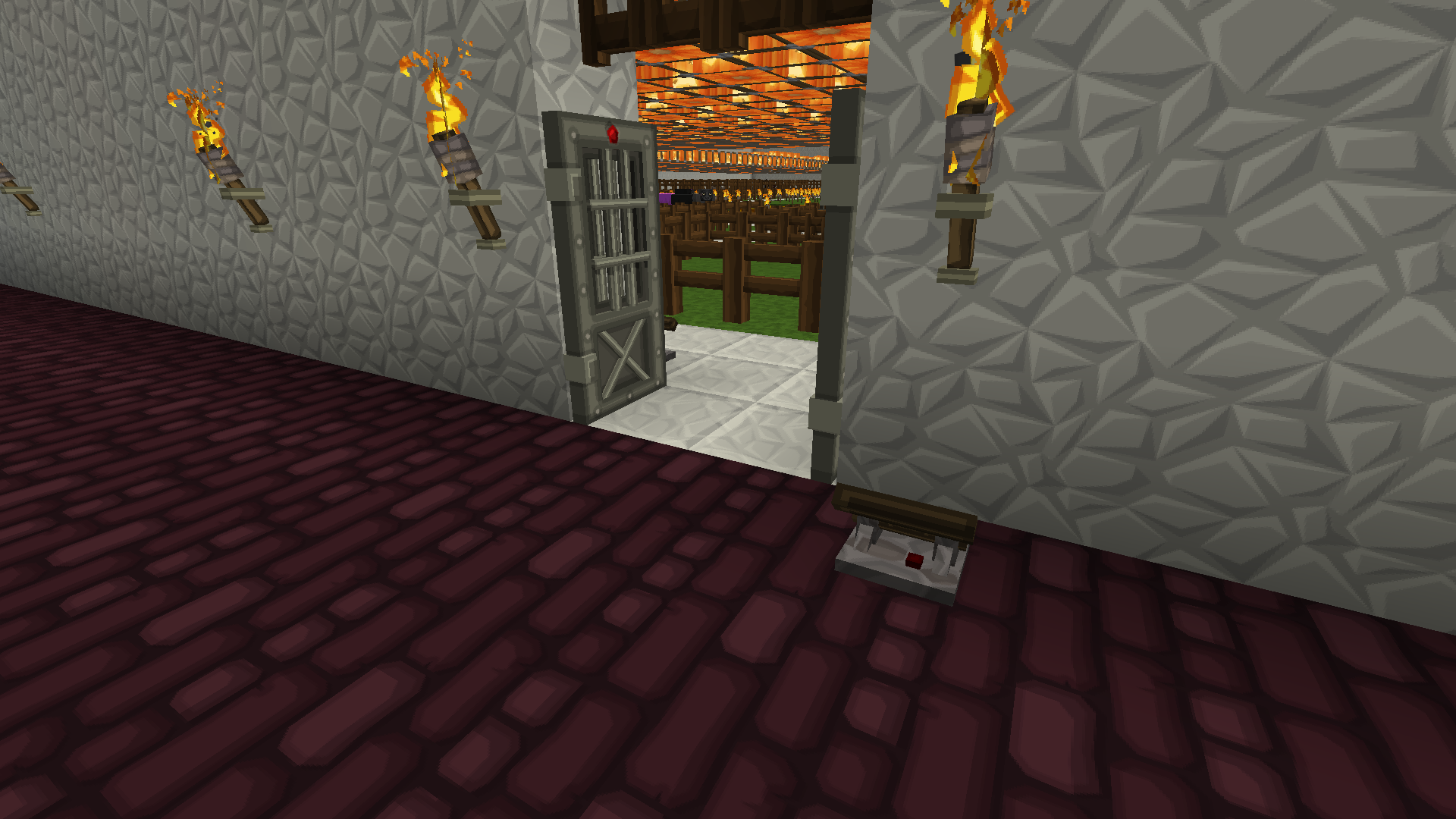 How do I make double doors, with levers on either side of a wall, work ...