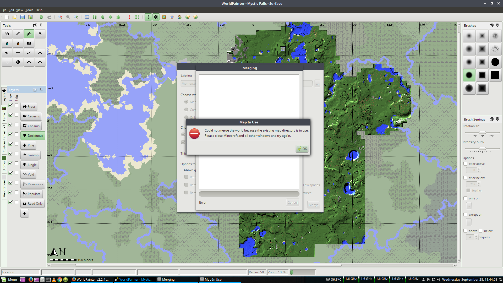 WorldPainter v2.4.1 - graphical & interactive map creator/generator ...