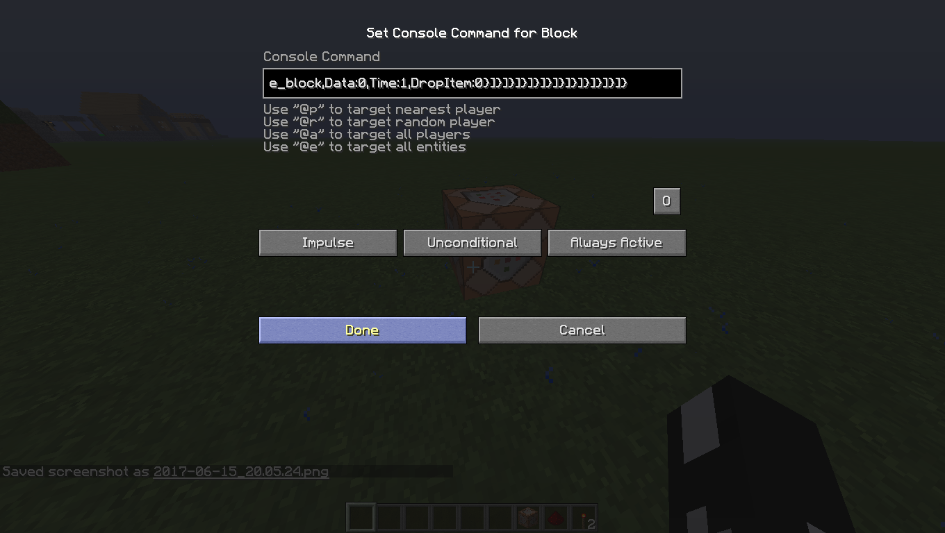 PROBLEM WITH COMMAND BLOCK Commands Command Blocks And Functions 