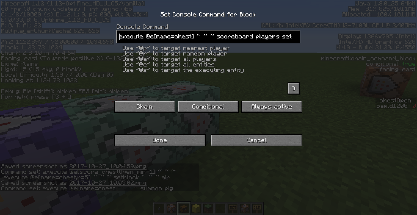 Detecting if player opens a chest (no redstone or trapped chests ...