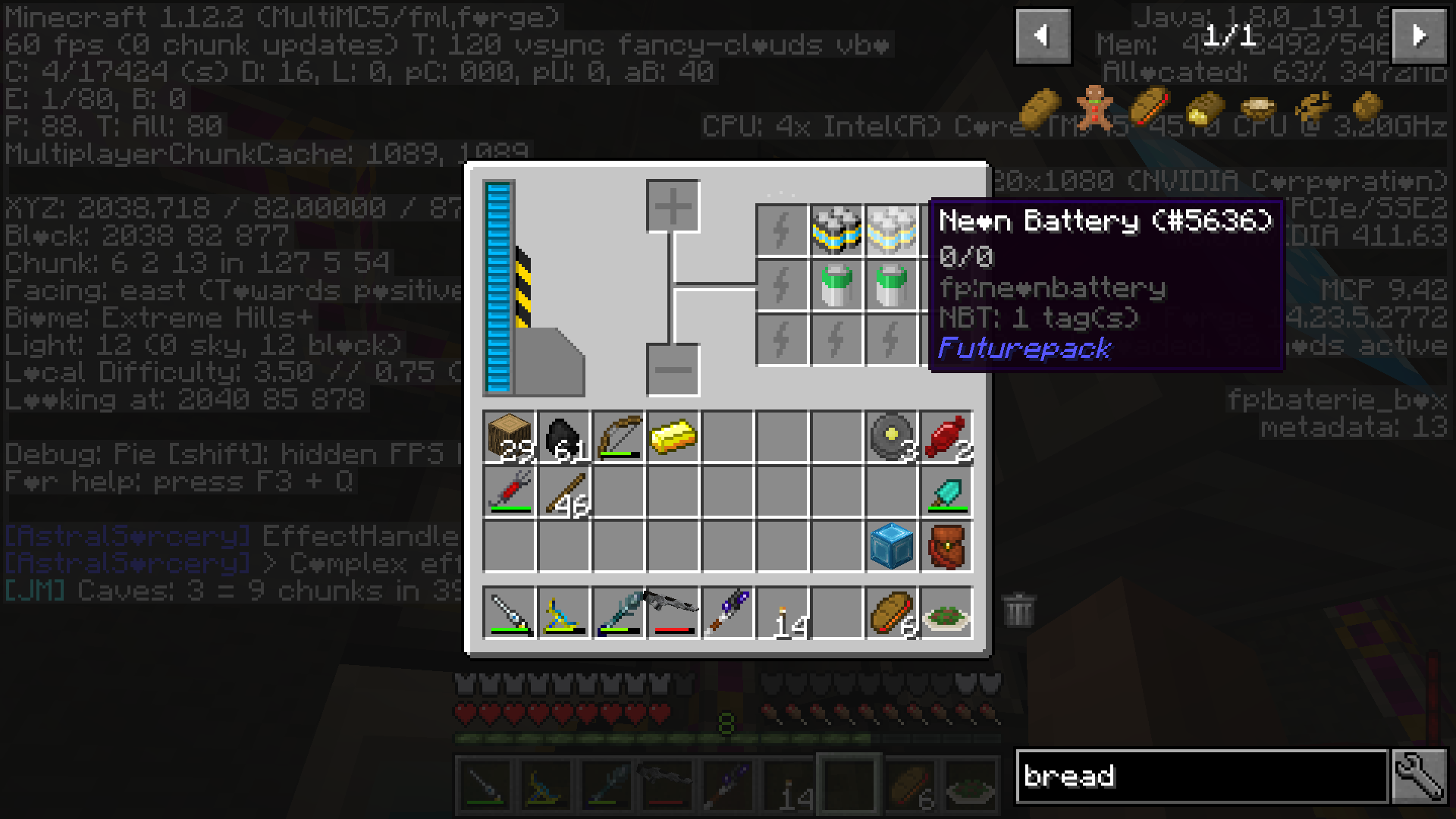 Batteries break on discharge · Issue #512 · mcenderdragon/Futurepack-API · GitHub