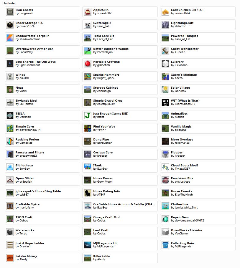 Category Covering Lite Modpack - Mod Packs - Minecraft Mods - Mapping ...