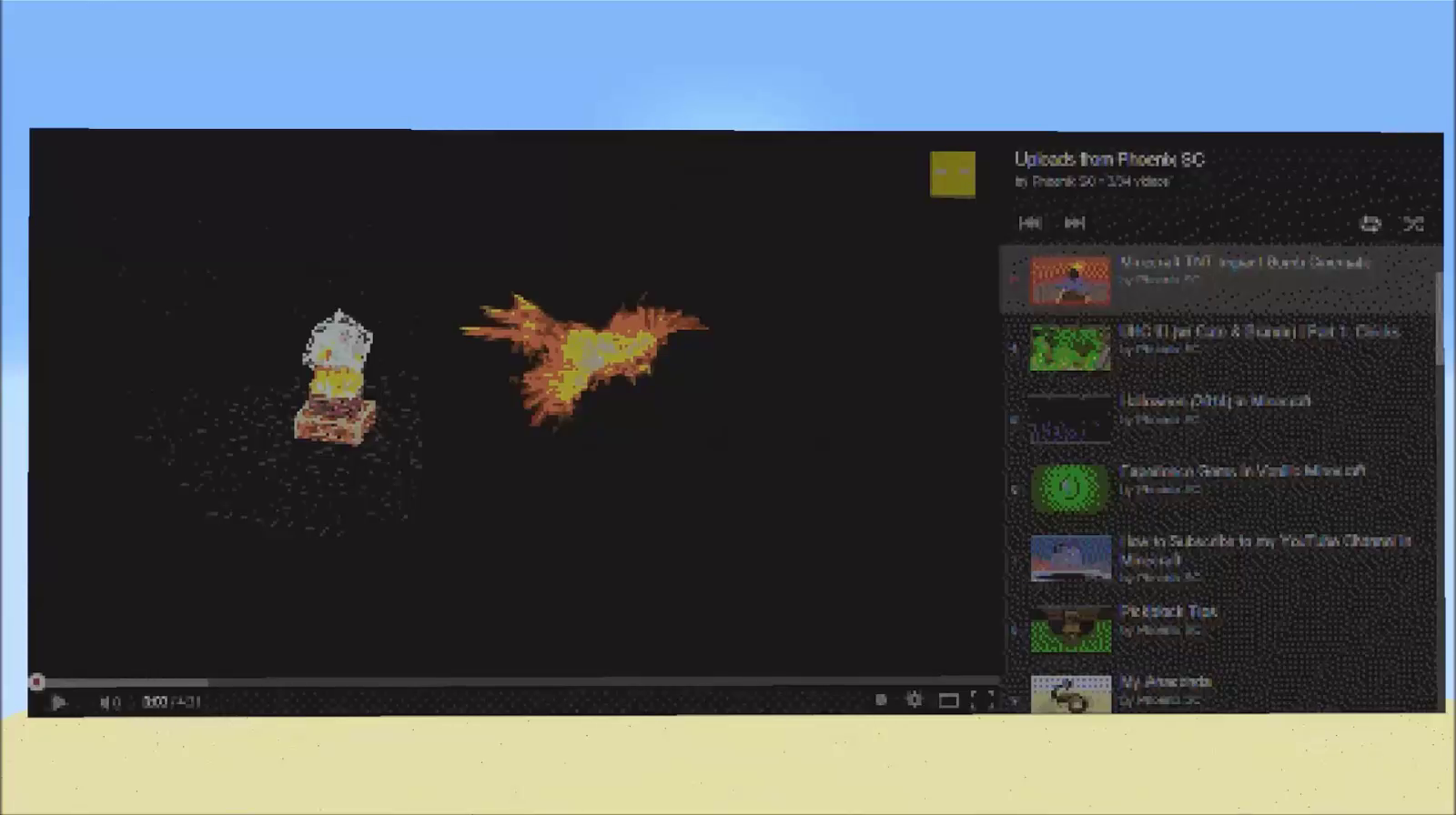Functional YouTube Player in Vanilla Minecraft - Creative Mode ...