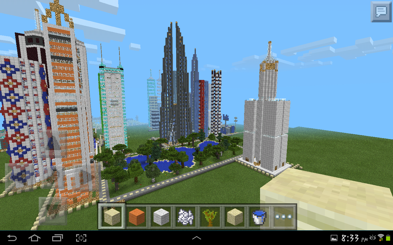 MINECRAFT PE GIGANTIC CITY [The Biggest City In Pocket Edition] NEW ...