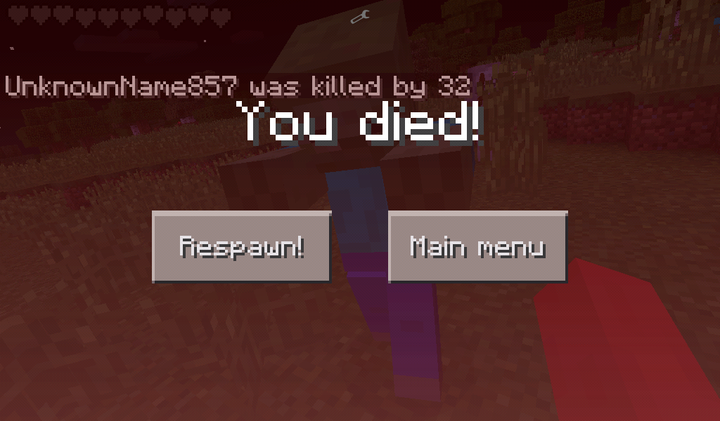 Mcpe death message mod[A simple mod but useful] - MCPE: Mods / Tools ...